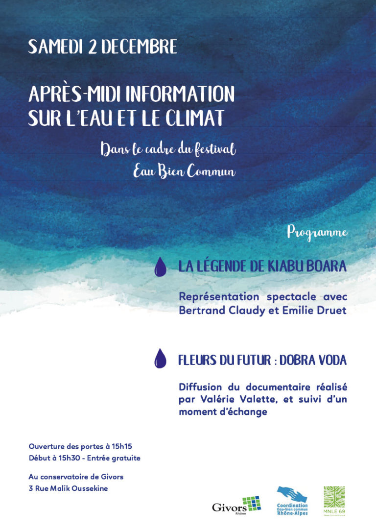 Eau Bien Commun - Luma Graphic - Réalisation d'affiche - MNLE 69